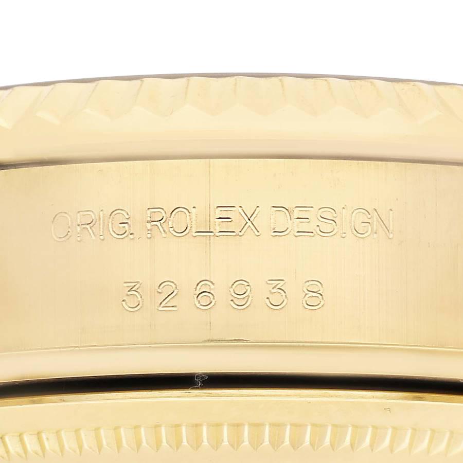 Rolex Sky-Dweller 42mm Yellow Gold White Dial Automatic Mens Watch ...