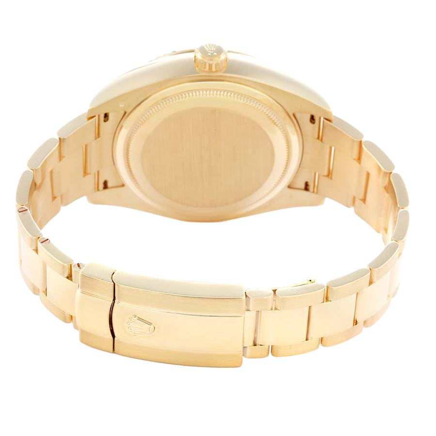 Rolex Sky-Dweller 42mm Yellow Gold White Dial Automatic Mens Watch ...