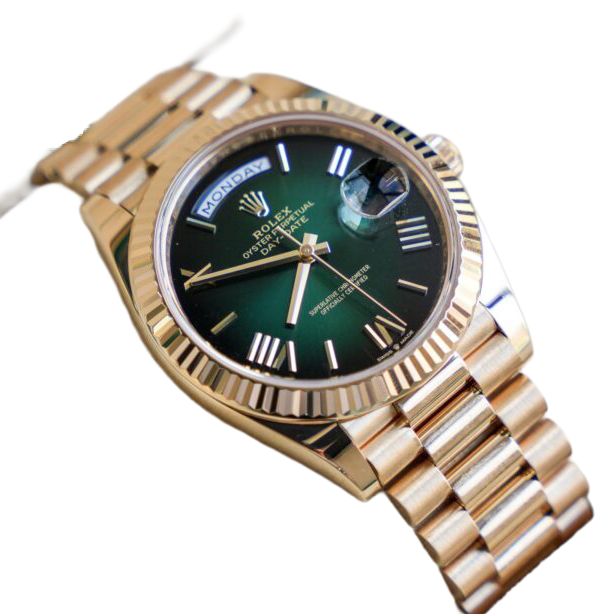 Rolex Day-Date 228238 Green Smoke Dial 40mm – LUPI ZOE